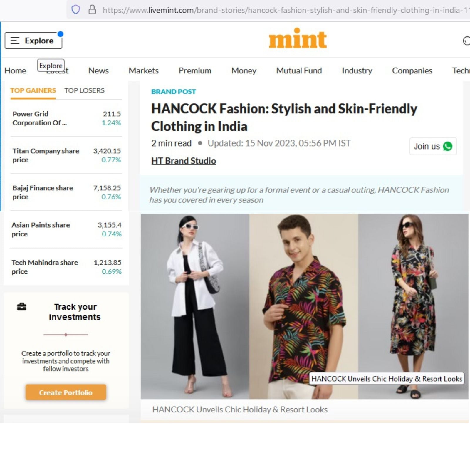 Celebrating Style and Comfort: Hancock Fashion's Skin-Friendly Clothin